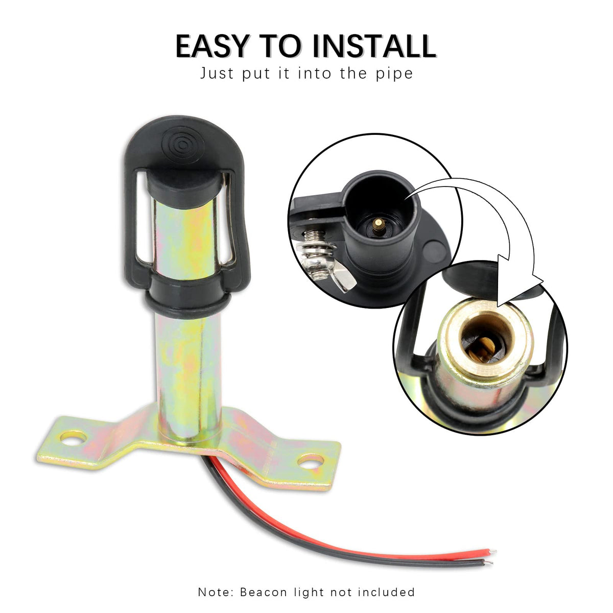 Agrieyes Tractor Beacon Light Bracket - T Shape – AgriEyes